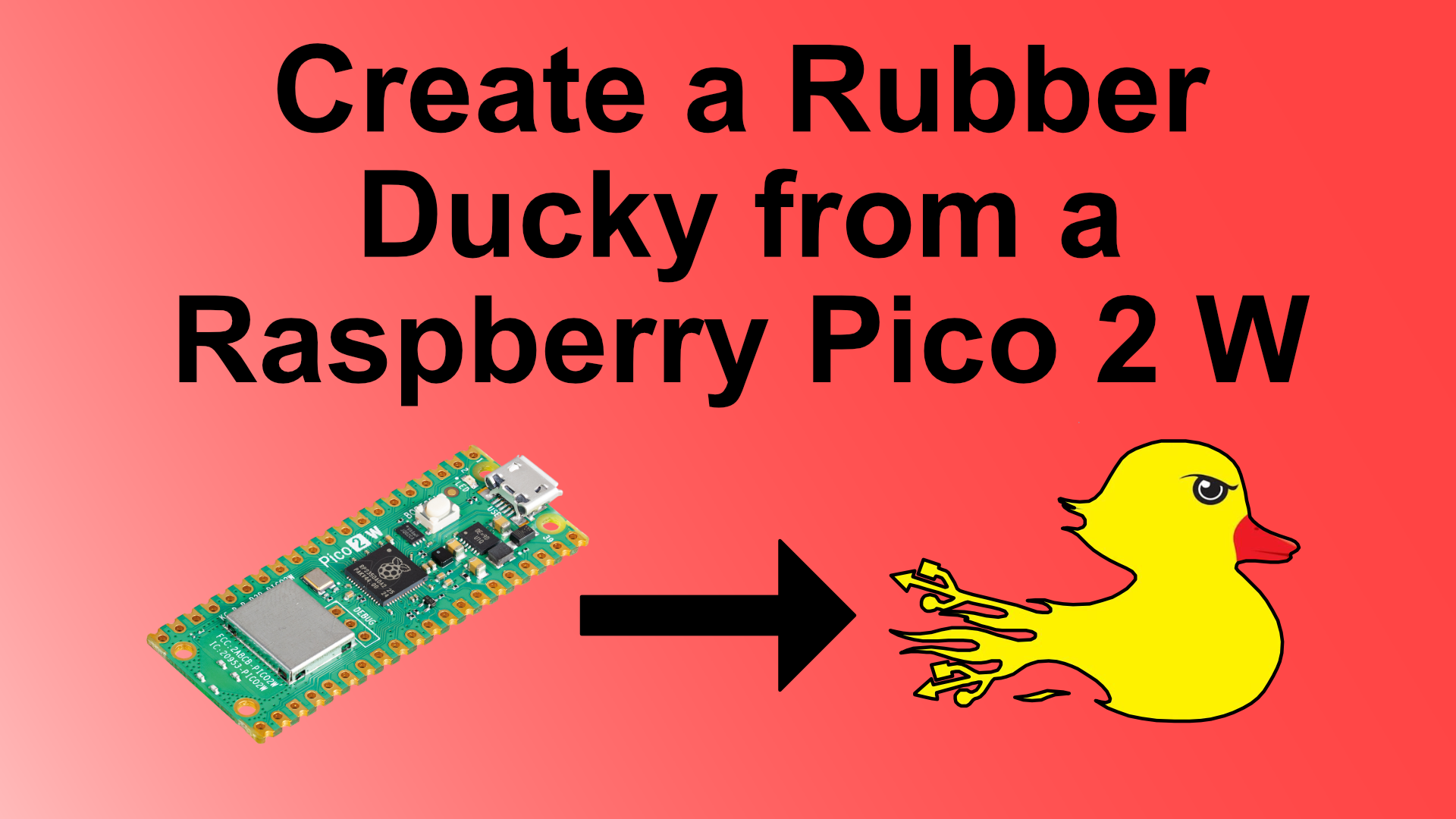 Create a Rubber Ducky from a Raspberry Pico 2 W